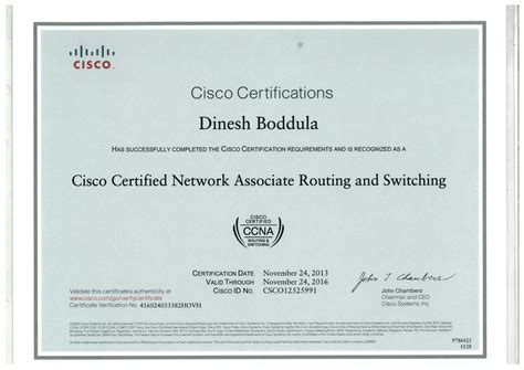 Ccna Certificate Ppt
