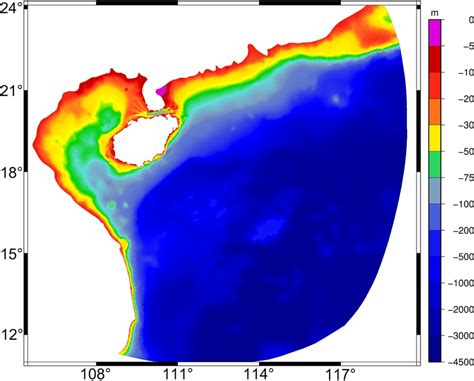 the model region and topography download scientific diagram
