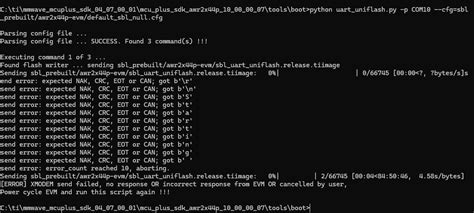 Awr2e44pevm Can Notflash Awr 2x44 Sensors Forum Sensors Ti E2e Support Forums