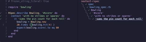 Neotest Summary Shows Too Much Context · Issue 39 · Olimorrisneotest