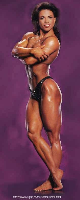 Professional Canadian Female Bodybuilder And Fitness Sharon Bruneau
