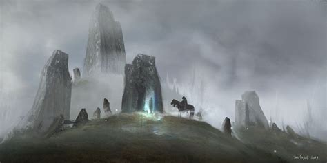 Mist Over Barrow Downs By Jan Rozanskibarrow Downs Location From