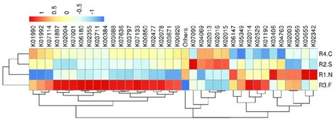 Functional Annotation Cluster Analysis Heatmap At Genus Classification Download Scientific