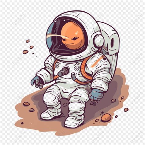 만화 우주 비행사 그림 고립 된 인쇄를위한 공간에서 우주 비행사 클립 아트 벡터폰트미술 Png 일러스트 무료 다운로드 Lovepik
