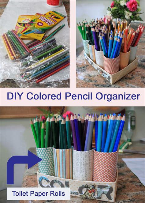 My Great Challenge Diy Colored Pencil Organizer