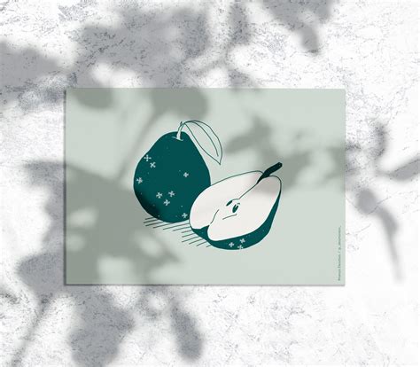 Illustration Carte Postale Flocon Manon Desmas Desmanon