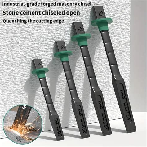 Alloy Steel Flat Chisel Handheld Masonry Tool Concrete Temu