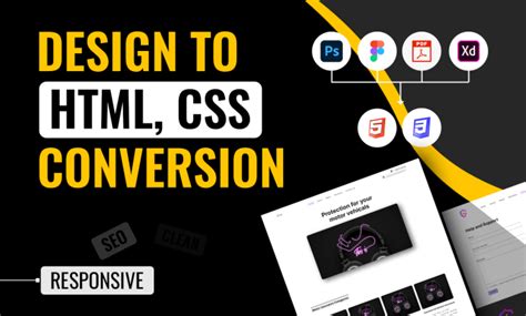Convert Figma To Html Psd To Html Pdf To Html Website By Slphoto