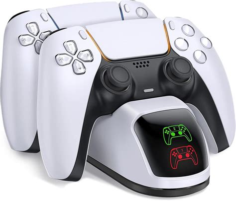 Zrzlmvp Ps5 Controller Charger With Dual Dock For Playstation 5