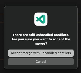 Simpler Dialog To Accept Content With Merge Conflicts Issue Microsoft Vscode GitHub