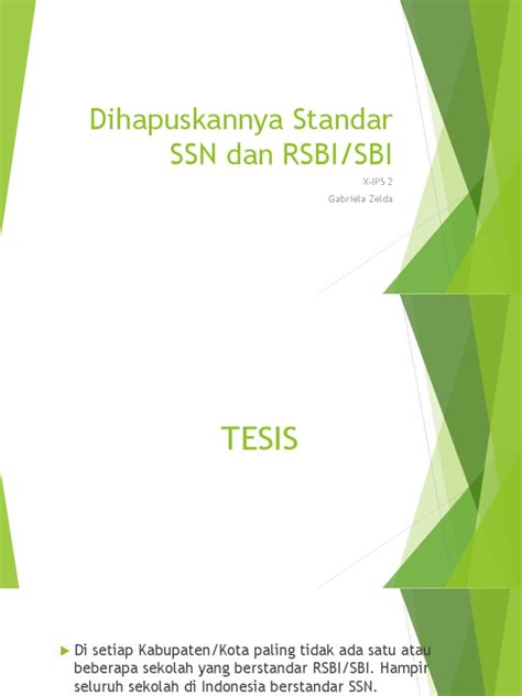 Standar Sbi Dan Rsbi Pdf