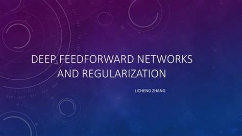 deep feed forward neural networks and regularization pdf