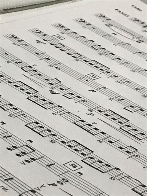 Sheet Music Aesthetic For Cello Players