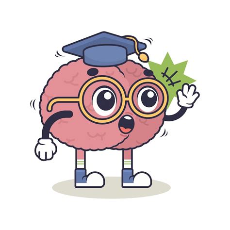 Cerebros De Dibujos Animados Divertidos