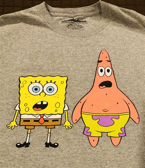 Matching Spongebob And Patrick Shirts