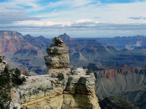 Grand Canyon Outcrop Stock Image Image Of Mesas Outdoors 99242895