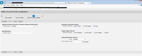 Enabling The Saml 20 Service Provider In Sap Netw Sap Community