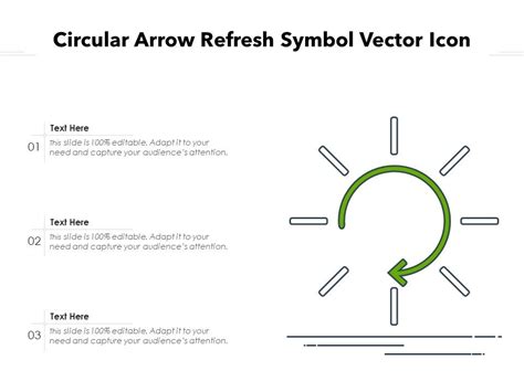 Circular Arrow Refresh Symbol Vector Icon Ppt PowerPoint Presentation File Display PDF