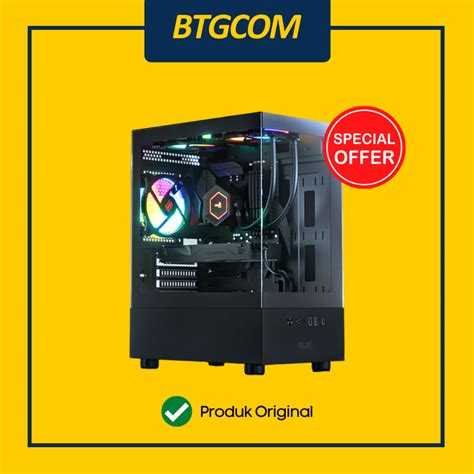 Casing Gamen Gcs100 Black W 3 Rgb Fans Type C Btgcom