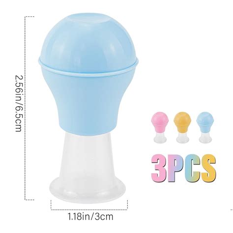Collection Cups Breastfeeding 2 Sizes 4 Piece Vacuum Suction Cup Nipple