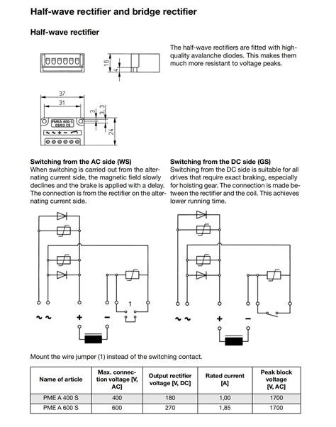 Anzhou Pme 500 S Half Wave Rectifier Pme 500s Output Rectifier Voltage 225vdc Max Input Voltage