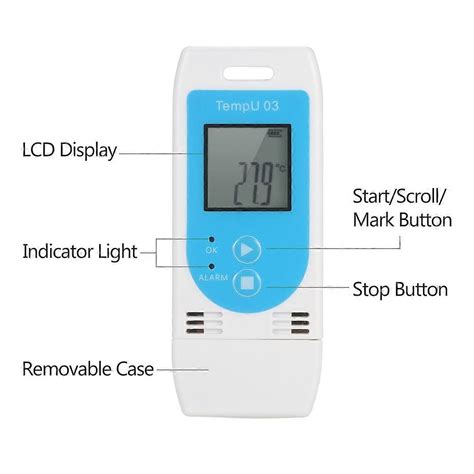 Tempu 03 Usb Temperature Humidity Data Logger Reusable Rh Temp