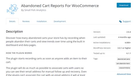 Abandoned Cart Reports For Woocommerce Wookeeper