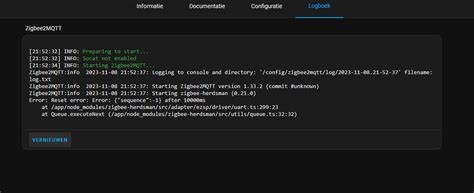 Cant Startup Zigbee2mqtt After Installation Zigbee Home Assistant