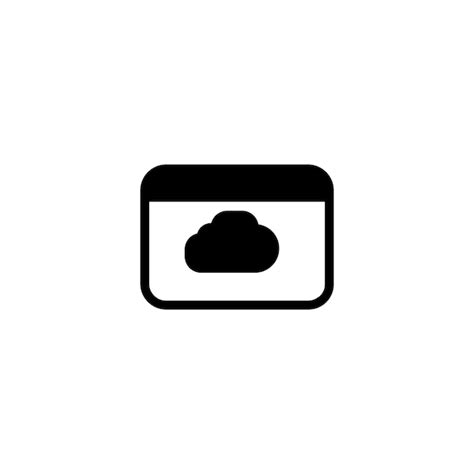 Premium Vector Cloud Data Icon