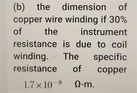 Solved A A Pmmc Voltmeter With A Resistance Of 20 Gives A