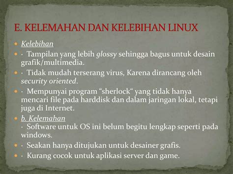 Perbedaan Windows Dan Linux Pptx
