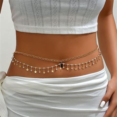 Belley Chain For Women Belly Chain Waist Jewelry Edgy Jewelry