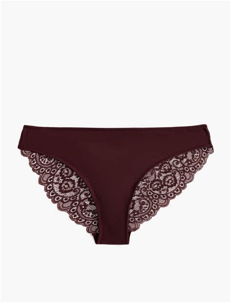 Chiloți Brazilian Cu Dantelă 5wlk30006mk Koton