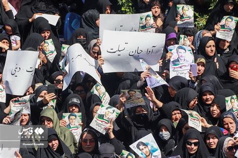 فرارو تصاویر تشییع پیکر شهید حمیدرضا الداغی در سبزوار