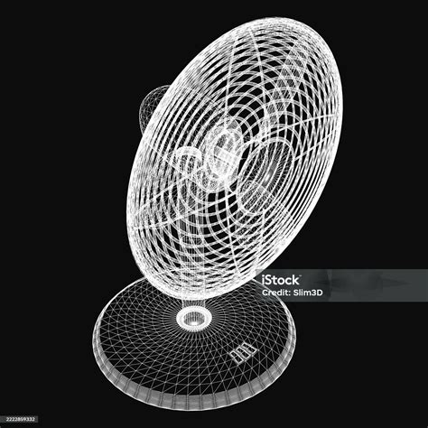 어두운 배경을 배경으로 우아한 곡선과 디테일한 패턴이 있는 복잡한 부채 디자인의 흑백 라인 드로잉 미니멀한 일러스트레이션은 냉각 기능을 강조합니다 Central