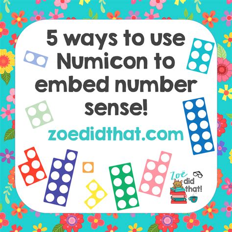 Ways With Numicon Embedding Number Sense Zo Did That