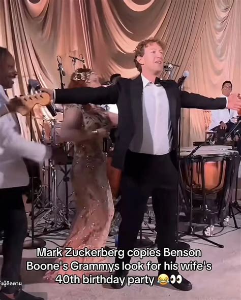 มาร์ก ซักเคอร์เบิร์ก จัดเต็ม โชว์ทั้งร้องทั้งเต้น ฉลองวันเกิดครบรอบ 40 ปีของภรรยา