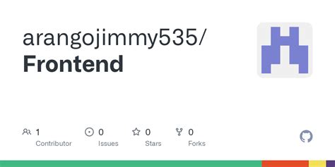 GitHub Arangojimmy Frontend