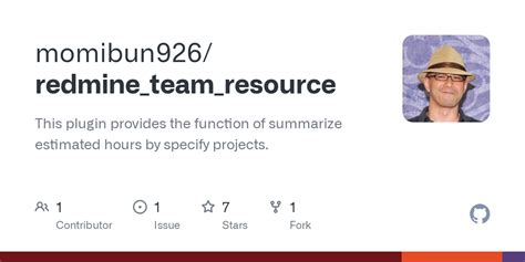 Github Momibun926redmineteamresource This Plugin Provides The