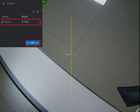 Diamond Recorder Setting Up Line Crossing Local Gui
