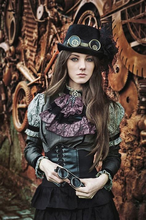 Steampunk Goth Girl