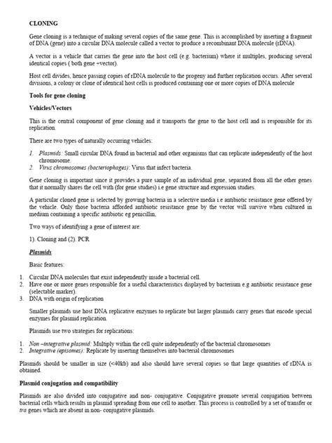 cloning 2023 pdf plasmid molecular cloning