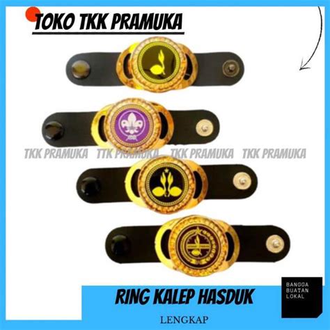Ring Hasduk Kalep Kupingan Fiber Ring Kalep Hasduk Pramuka Lengkap Lazada Indonesia