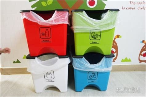 재활용쓰레기통 분리수거함 이런거 샀어요 네이버 블로그