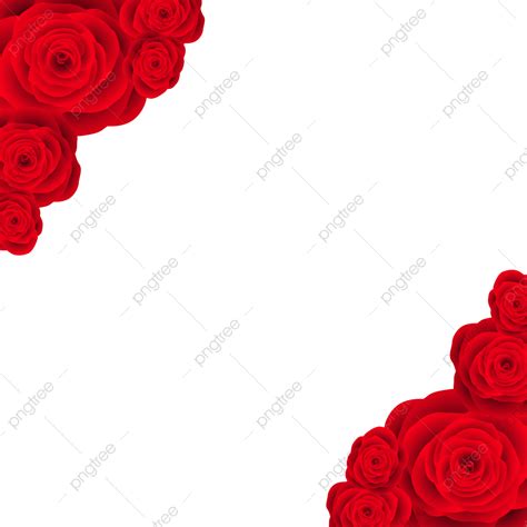 Rose Corner Border Design