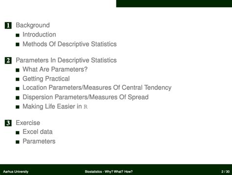 Descriptive Statistics Erik Kusch