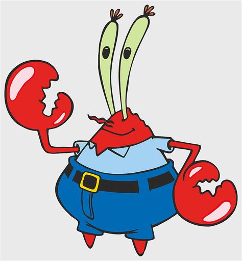 Mr Krabs Illustration Spongebob Squarepants Characters Cartoon Food