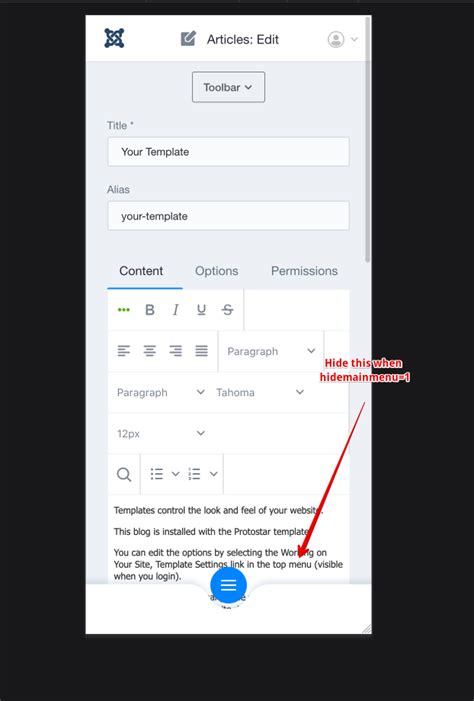 Hide Bottom Bar On Mobile When Hidemainmenu Is Active Issue Joomla Projects J Adminui