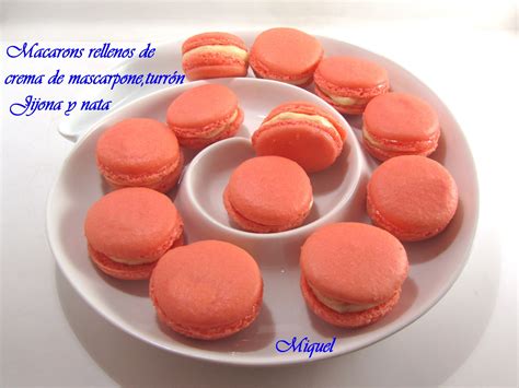 Les Receptes Del Miquel Macarons Con Merengue Italiano Y Ideas De Rellenos