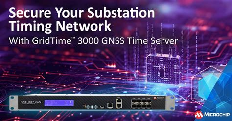 Cybersecurity Gridtime3000 Secureconnection Microchip Technology Inc